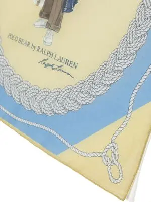 Ralph Lauren Polo Bear-print Square Scarf
