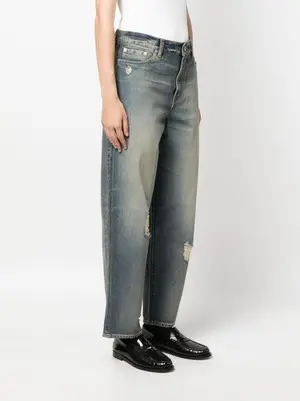 Kenzo Mid-rise Tapered Jeans - Blue