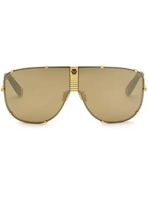Philipp Plein Oversized Sunglasses - Gold