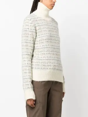 ALYSI Patterned Intarsia-knit Jumper
