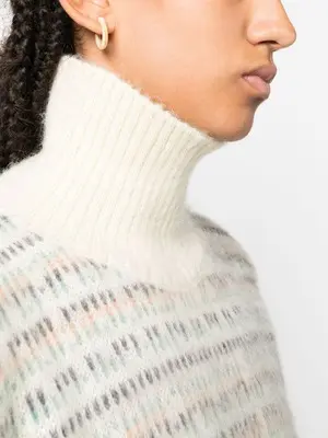 ALYSI Patterned Intarsia-knit Jumper