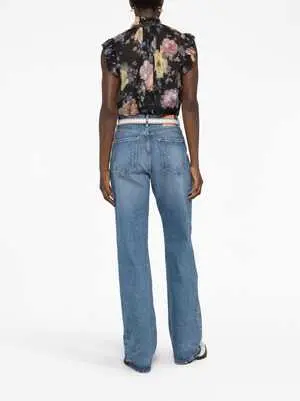 Zimmermann Luminosity Floral-print Silk Top