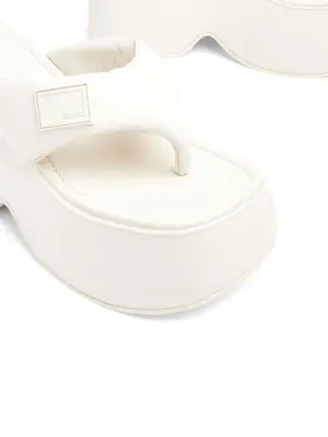 Schutz Platform Flip-flop Wedge Sandals