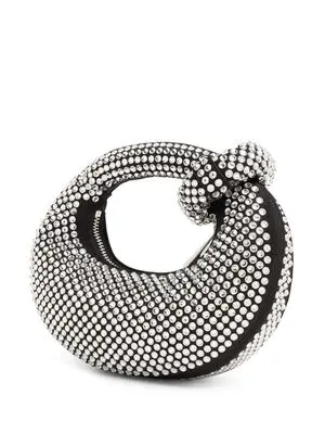 Jw Pei Abacus Crystal-embellished Shoulder Bag - Black