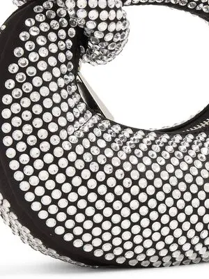 Jw Pei Abacus Crystal-embellished Shoulder Bag - Black