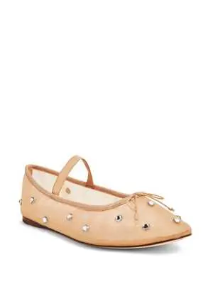 LOEFFLER RANDALL Leonie Crystal-embellished Ballerina Shoes