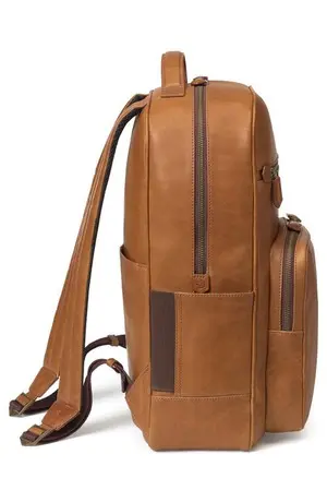 Johnston & Murphy Rhodes Leather Backpack - Tan