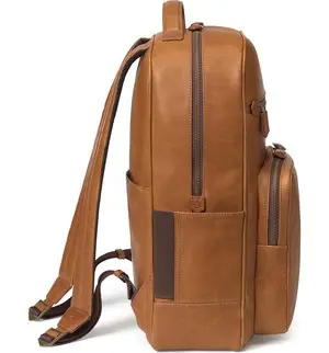 Johnston & Murphy Rhodes Leather Backpack - Tan