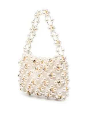 VANINA Anemone Crystal-embellished Tote