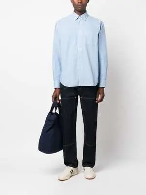 Aspesi Long-sleeve Cotton Shirt - Blue