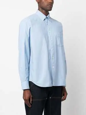 Aspesi Long-sleeve Cotton Shirt - Blue