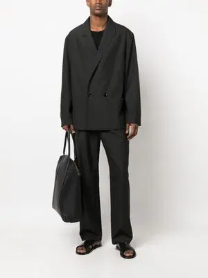 LEMAIRE Double-breasted Cotton-blend Blazer