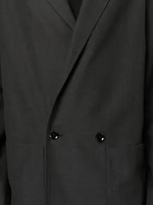 LEMAIRE Double-breasted Cotton-blend Blazer