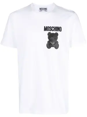 Moschino Logo-print Organic Cotton T-shirt