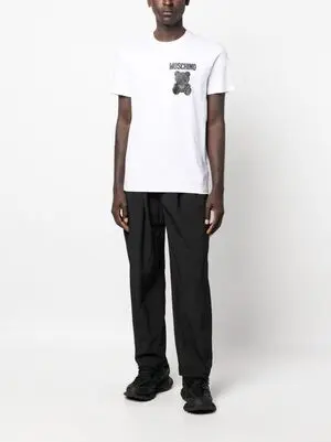 Moschino Logo-print Organic Cotton T-shirt
