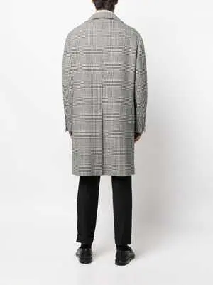 Brunello Cucinelli Checked Double-breasted Coat