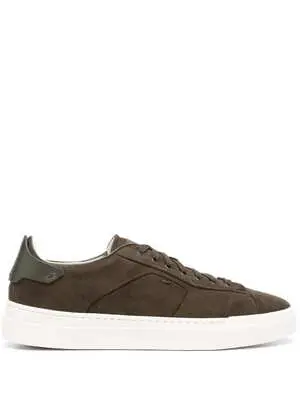 Santoni Low-top Suede Sneakers