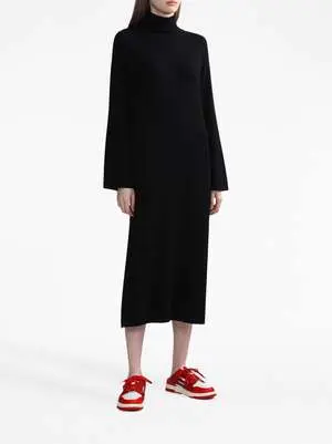 A.p.c. High-neck Ribbed Midi Dress