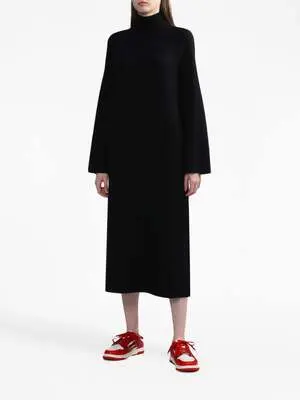 A.p.c. High-neck Ribbed Midi Dress