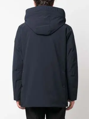 Woolrich Hooded Zip-fastening Parka - Blue