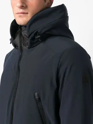 Woolrich Hooded Zip-fastening Parka - Blue