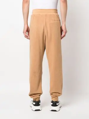 Moschino Embroidered-teddy Fleece Track Pants