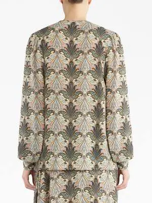 Etro Paisley-print Tie-detailed Blouse
