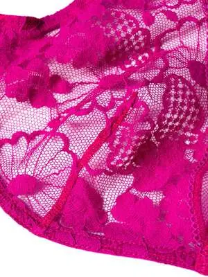 ERES Millefleurs Triangle Lace Bra - Pink