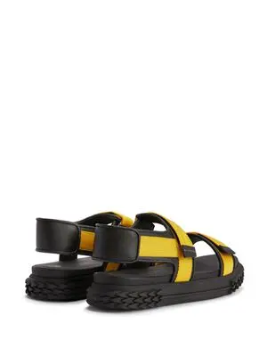 GIUSEPPE ZANOTTI Blabber Gummy Touch-strap Sandals - Black