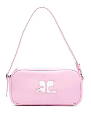 COURREGES Reedition Leather Shoulder Bag - Pink