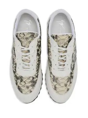 GIUSEPPE ZANOTTI Jimi Running Low-top Sneakers - Neutrals