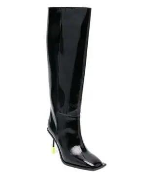 MSGM 110mm Patent Leather Boots