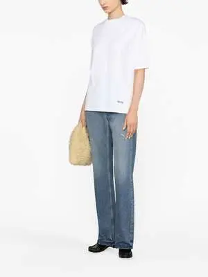 JIL SANDER Crew-neck Cotton T-shirt - White