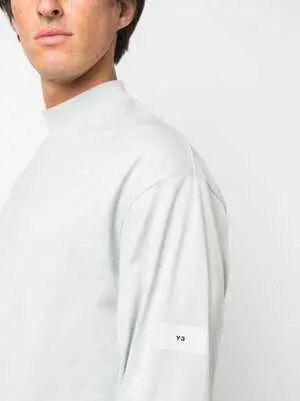Y3 Logo-patch Cotton T-shirt