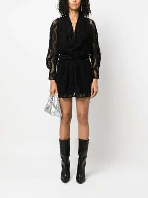 IRO PARIS Emsy Patterned-lace Minidress