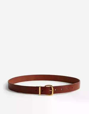 Madewell The Essential Leather Belt - Warm Cinnamon