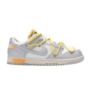 Nike Off- X Dunk Low 'lot 29 Of 50' Sneakers - White