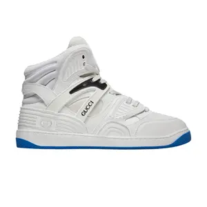 Gucci Basket High-top Sneakers - White