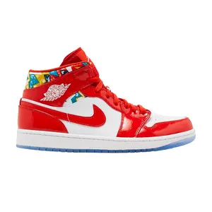 JORDAN 1 Mid Se Sneakers - Red