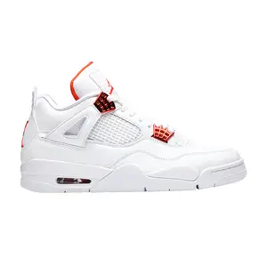 JORDAN 4 Retro 'orange Metallic' Sneakers - White