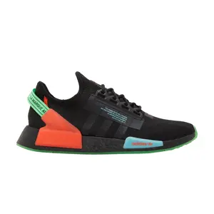 Adidas Nmd_r1 V2 'glow In The Dark Sonic Ink - Black