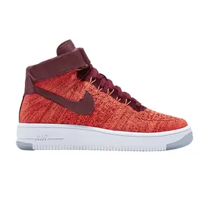 Nike Force 1 Flyknit High-top Sneakers - Orange