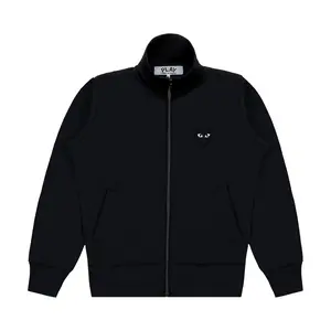 Play Comme Des Garcon Sweatshirt Big Heart - Black