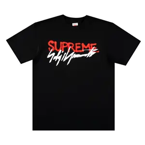 Supreme X Yohji Yamamoto Logo Tee - Black