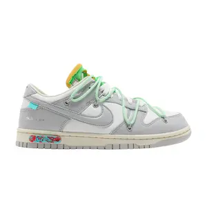 Nike Off- X Dunk Low 'lot 07 Of 50 - White