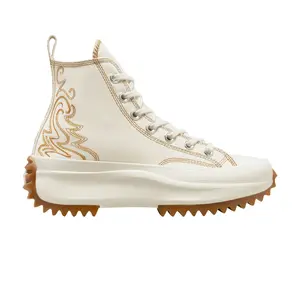 CONVERSE Run Star Hike Platform High 'Western Embroidery' Cream
