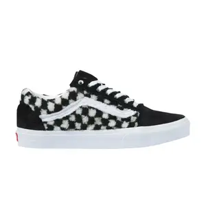 VANS Old Skool Sherpa Checkerboard Sneakers - Black