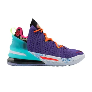 Nike Lebron 18 'best Of -18' Sneakers - Purple