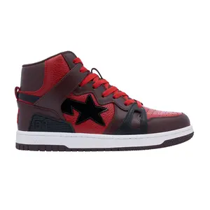A BATHING APE Bapesta 93 Hi Sneakers - Red