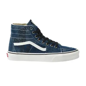VANS Sk8-hi Tapered Denim Embroidery Sneakers - Blue